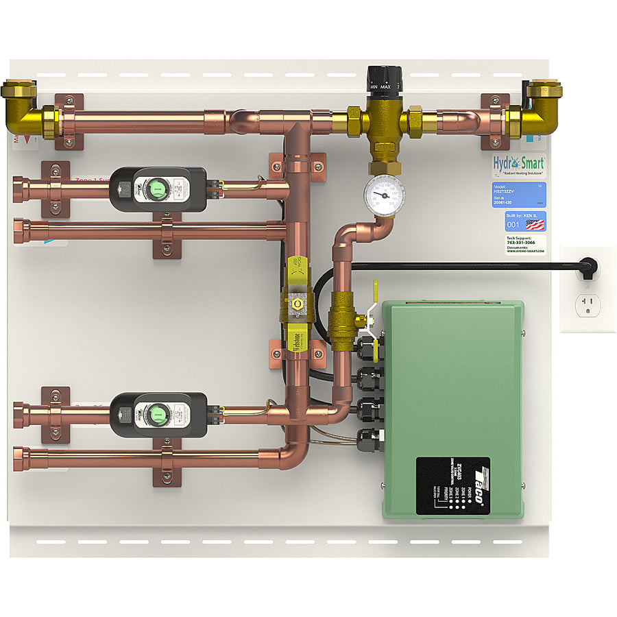 Zone by Valve Zone Panels - 2 Water Delivery Temperature – Hydro-Smart