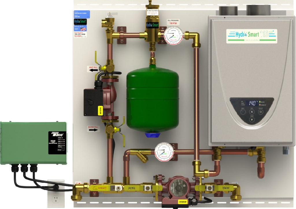 HS115Plus Boiler Pro 120MTH Zone by Actuator Panel – Hydro-Smart