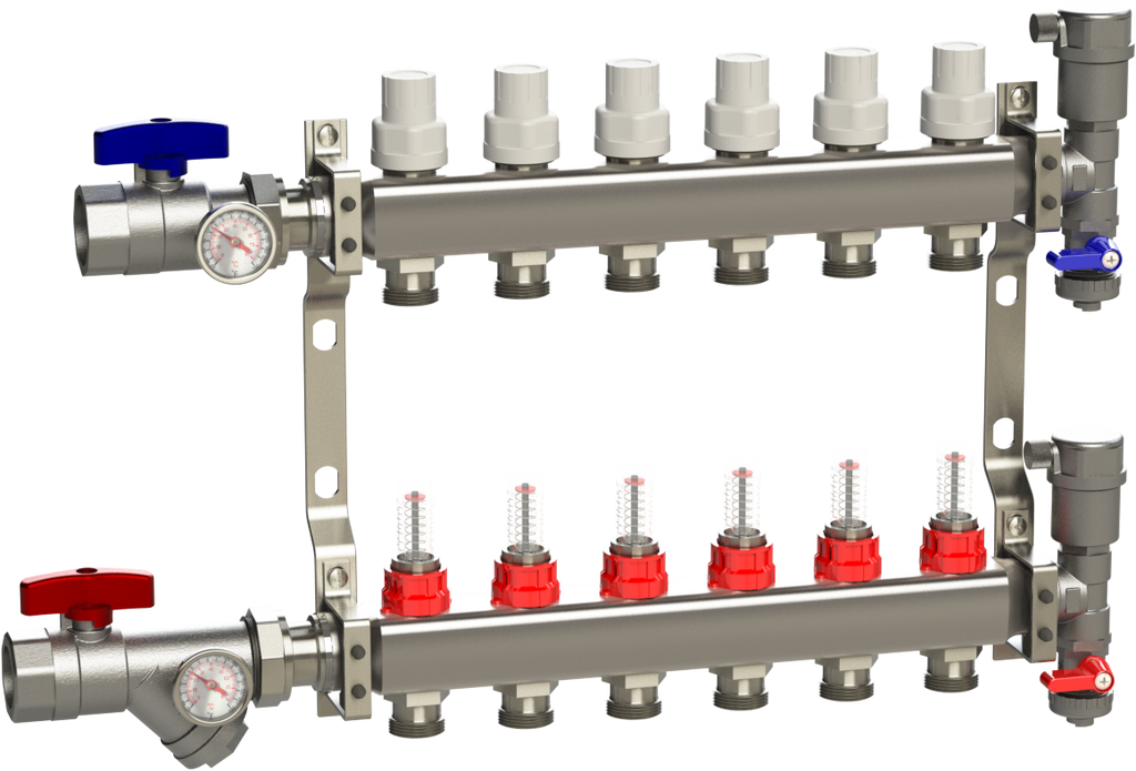 6 Position Manifold w/ 1/2" Fittings – Hydro-Smart