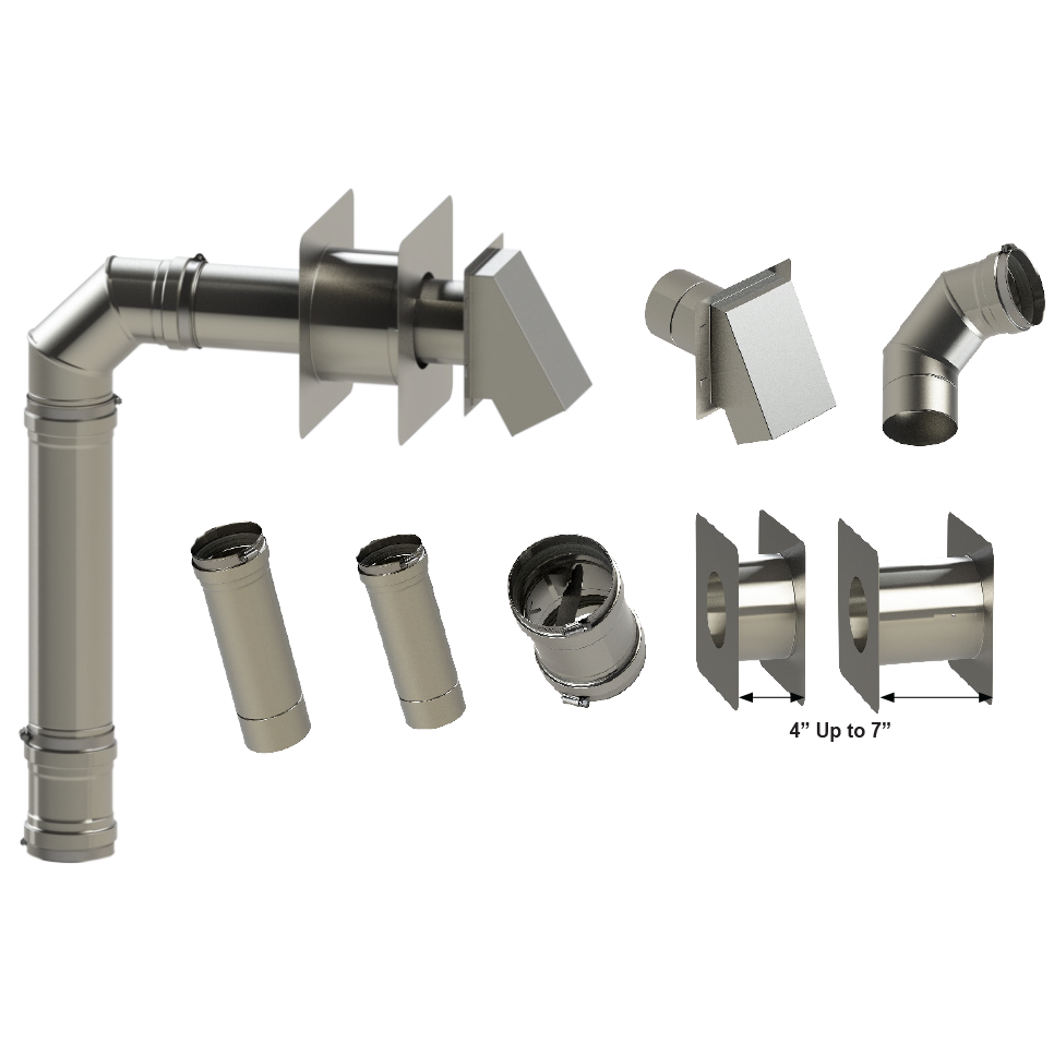 4" Tankless Water Heater Vent Kit – Hydro-Smart